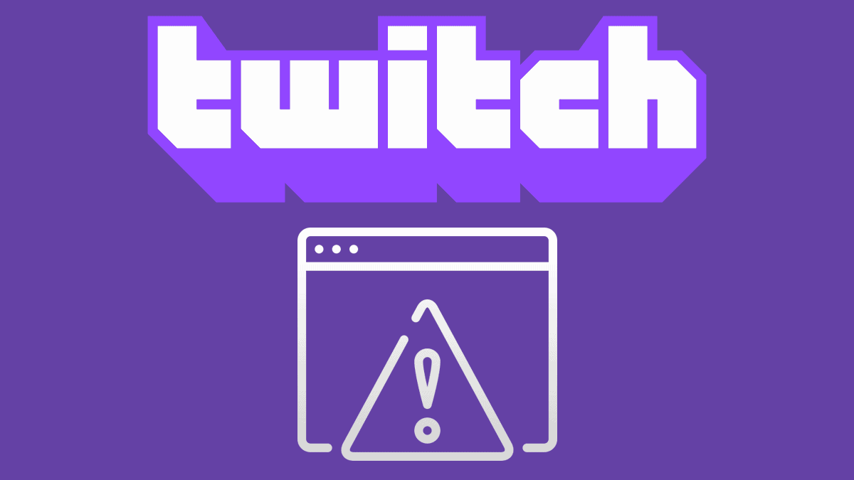 Twitch Error Code 0x30231107