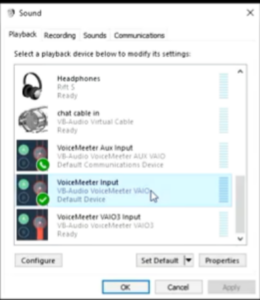 Voicemeeter Noise Gate