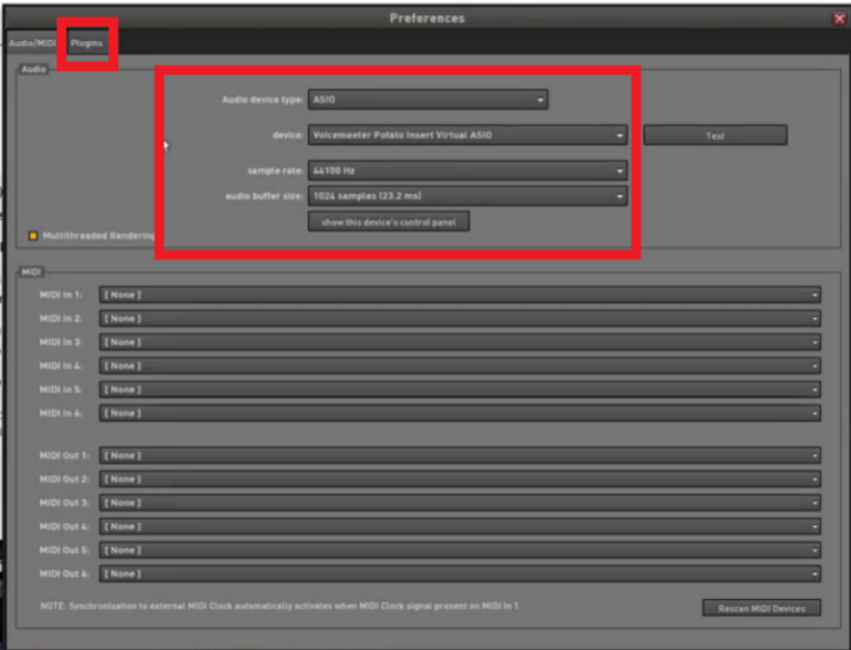 Voicemeeter Noise Gate