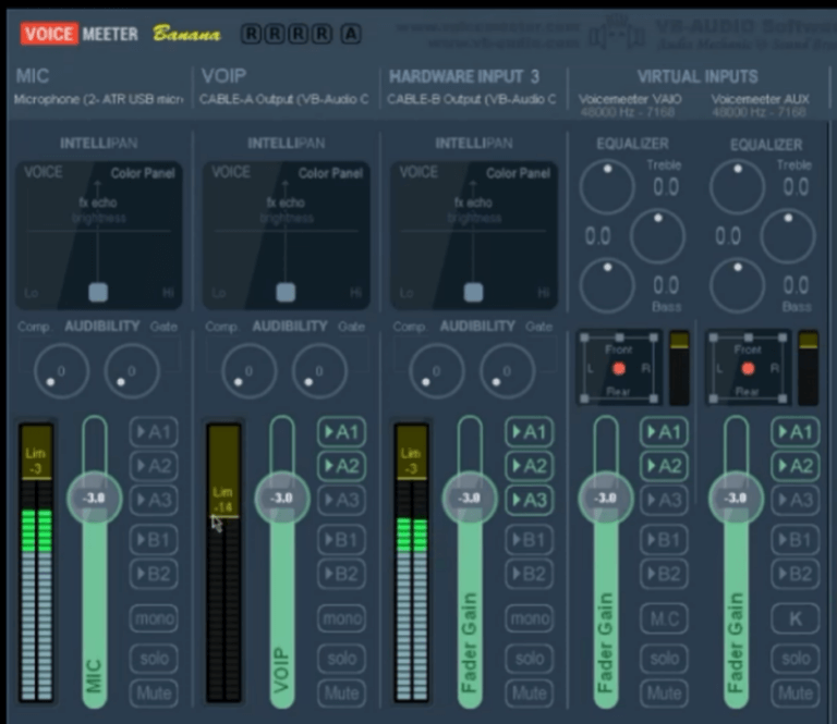 Voicemeeter Noise Gate