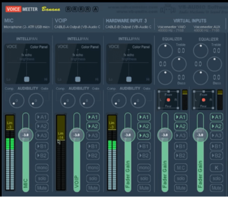 Voicemeeter Noise Gate