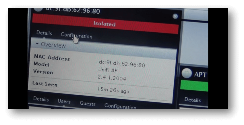 Unifi AP Isolated