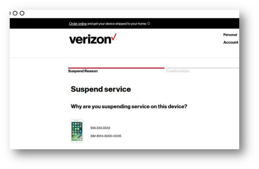 Verizon Refund Debit Card
