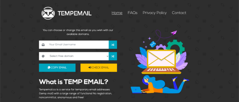 Temp mail for discord